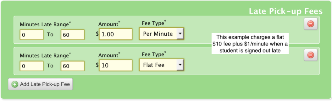 Automated Late Pick-up and Early Drop-off Fees – Eleyo